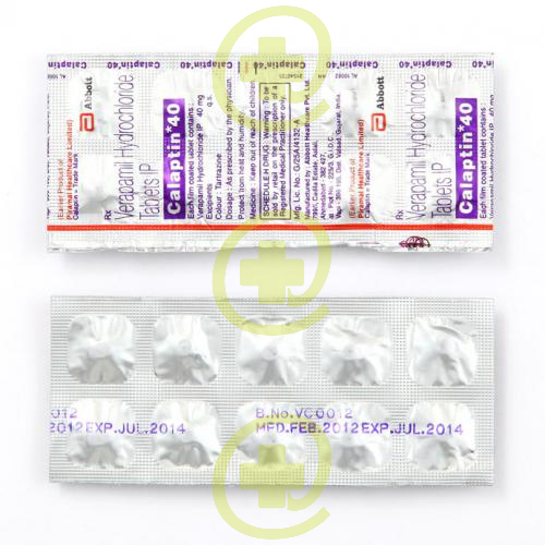 Comprar Calan Comprimido 80mg, 120mg, 240mg Sem Receita Online