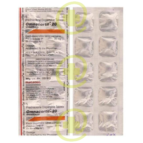 Comprar Orapred Dispersível Comprimido 40mg Sem Receita Online